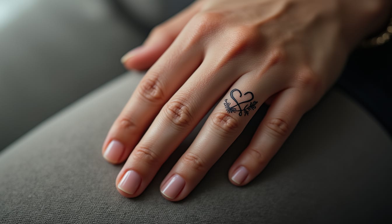 Tatouages sur les doigts : symboles et secrets à portée de main