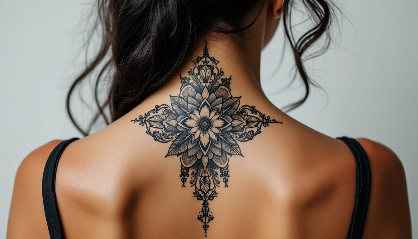 Tatouage Nuque Femme Discret